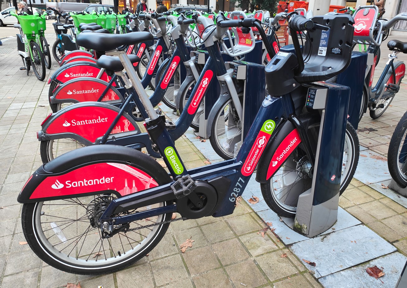 santander cycles