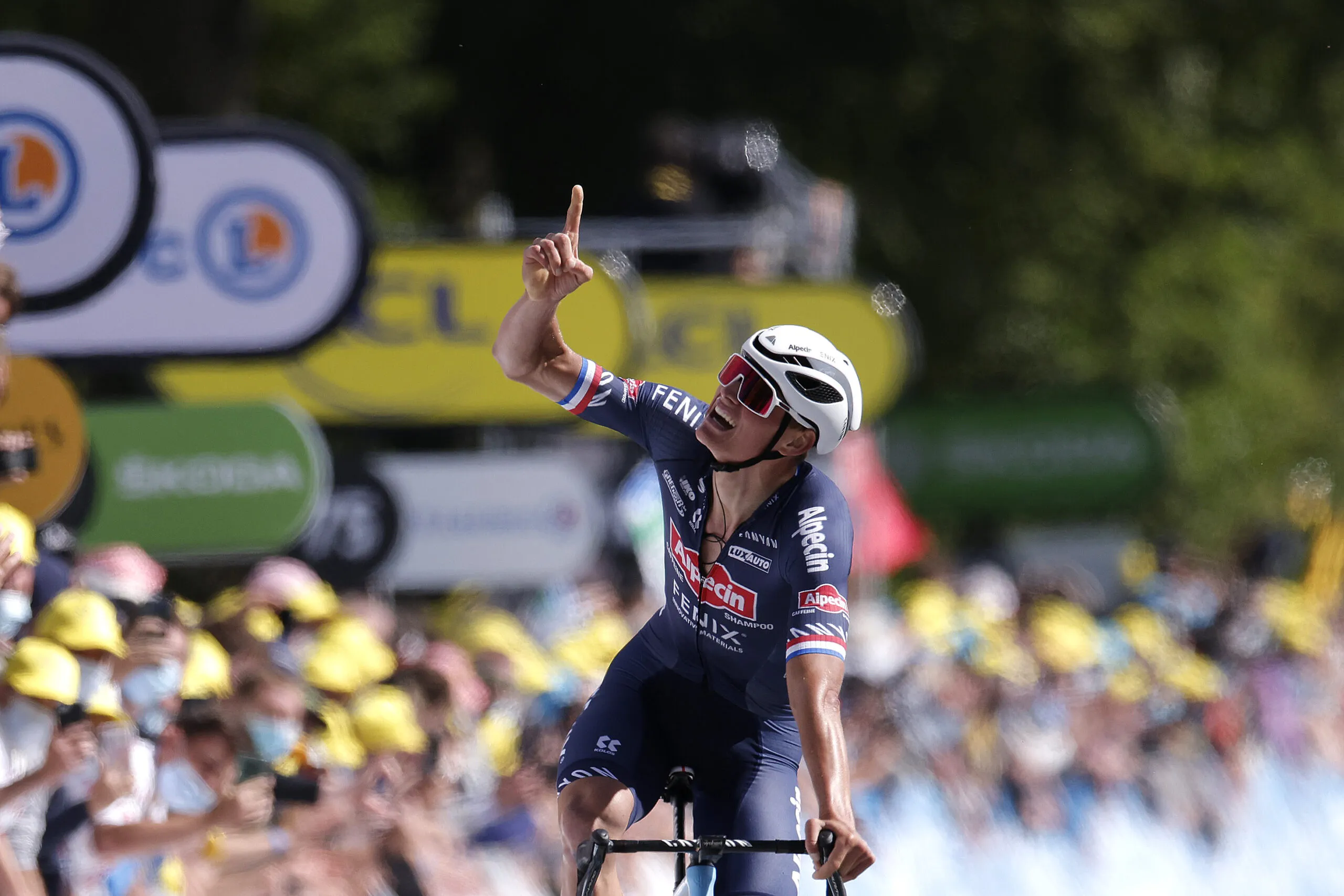Pro race history: Mathieu van der Poel’s first Tour de France stage win ...